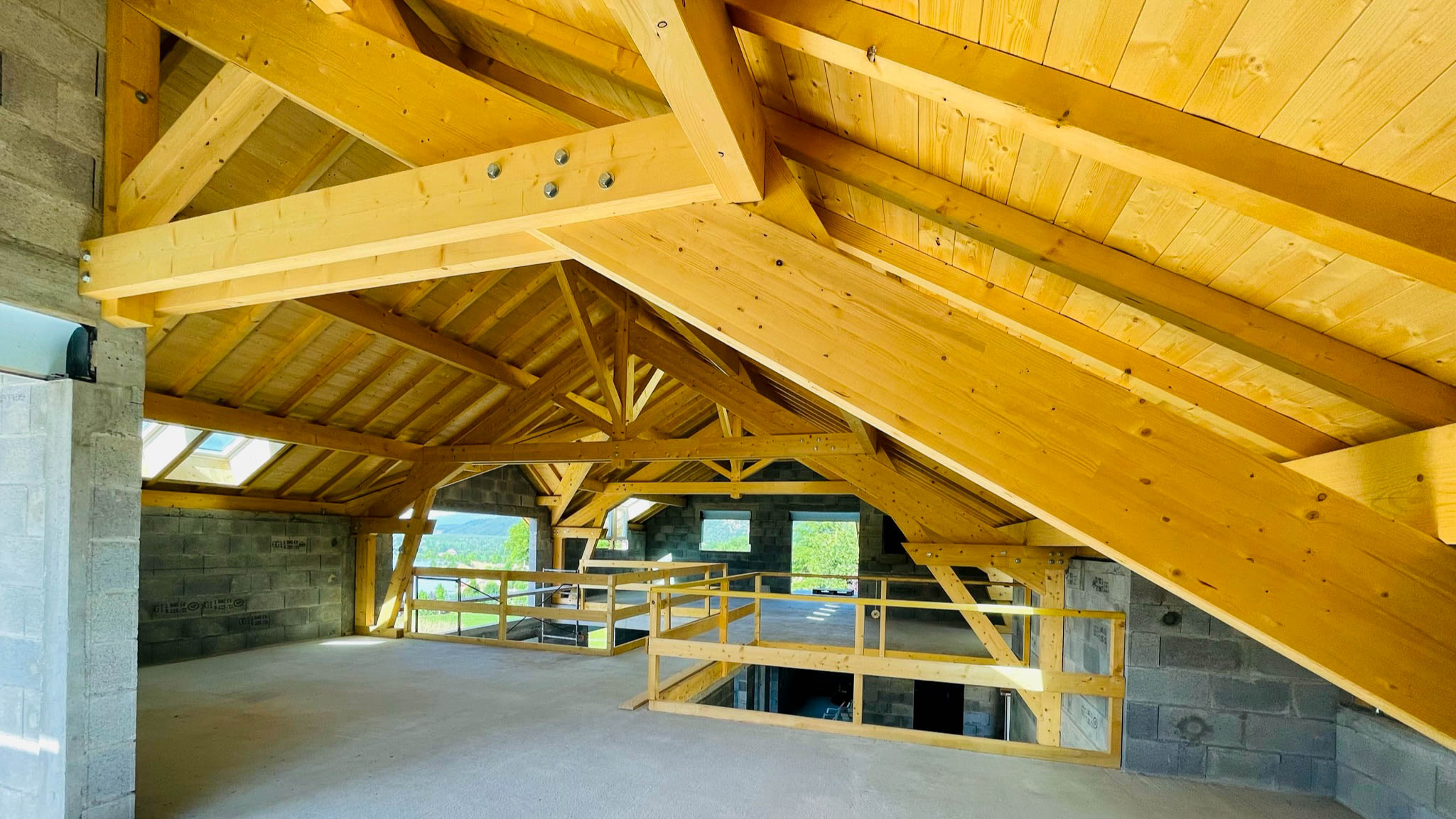 Etude technique charpente bois maison bugey ain - MocaBois