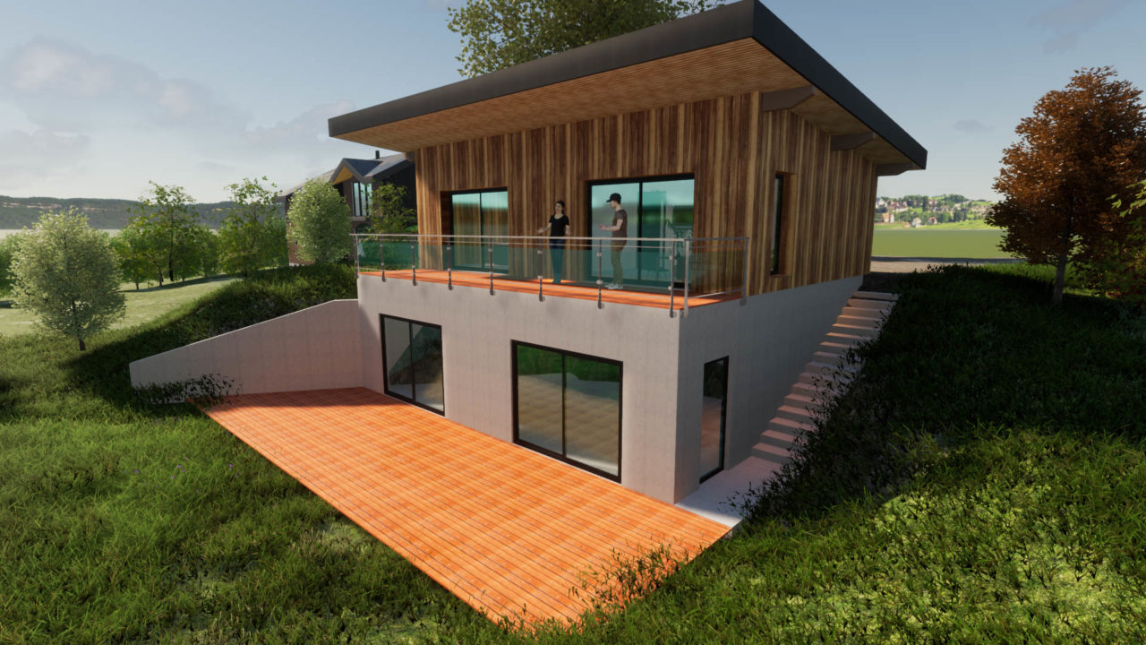 Construction de deux maisons à ossature bois - MocaBois